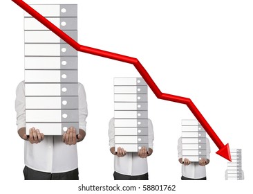 Abstract Graph Businessman Stack Files Stock Photo 58801759 | Shutterstock