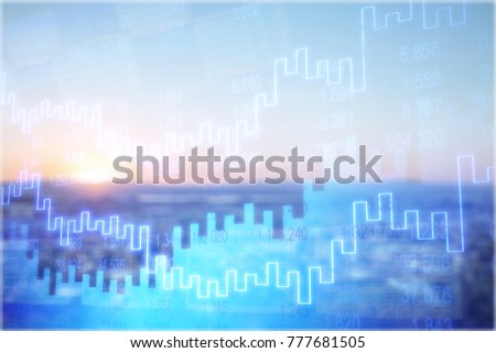Abstract Graphs Statistics Chart Stock Photo (Edit Now) 777681505 ...