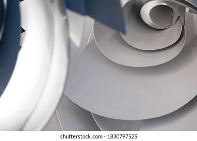 Abstract Image Background White Forms Lights Stock Photo 1830797525 ...
