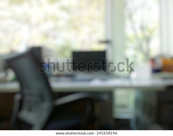 Abstract Office Computer Blur Background Stock Photo (Edit Now) 245658196