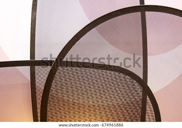 Abstract Overlapping Screen Pink Background Stock Photo 674961886 ...