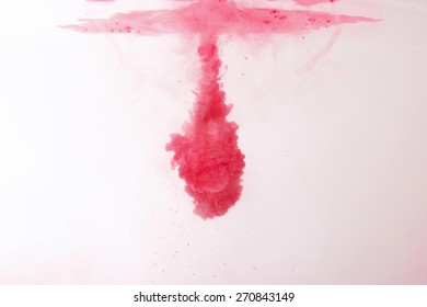 Abstract Pattern Background Red Ink Water Stock Photo 270843149 ...