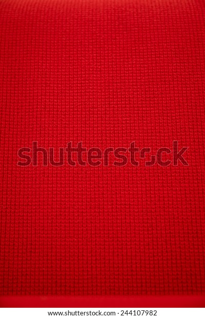 Abstract Red Background Red Yarn Texture Stock Photo 244107982 ...