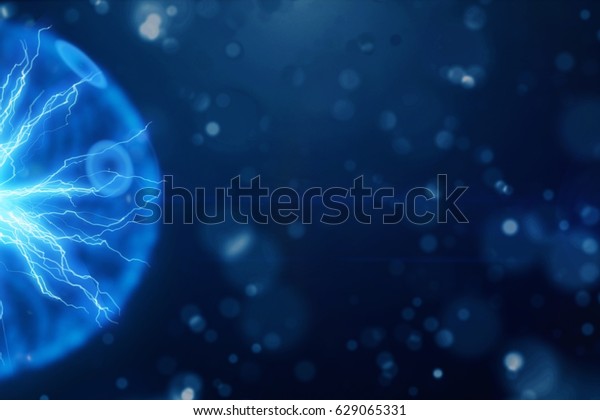 Abstract Science Background Object Electric Lighting Stock Photo ...