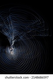 Abstract Shapes Made Using Light Painting Stock Photo 2148686597 ...
