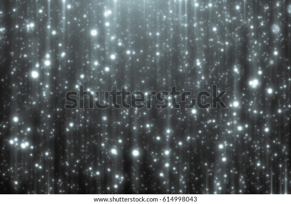 Abstract Silver Background White Particles Round Stock Photo 614998043 ...