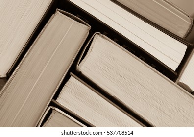 Abstract Stack Old Books Side View Stock Photo 537708514 | Shutterstock