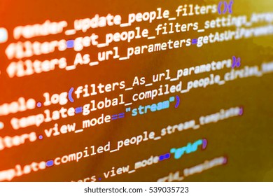 Abstract Technology Background Pc Software Creation Stock Photo ...