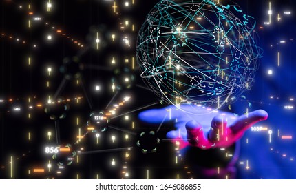 Code Data Concept Hand Digital 3d Stock Photo 1677248017 | Shutterstock