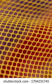 Abstract Yellow Mesh Pattern Closeup Background Stock Photo 1704231745 ...
