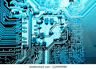 Abstractclose Mainboard Electronic Computer Background Logic Stock ...