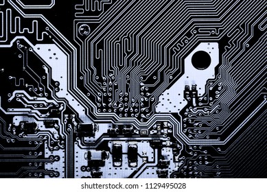 Abstractclose Mainboard Electronic Computer Background Logic Stock ...