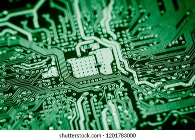 Abstractclose Mainboard Electronic Computer Background Logic Stock ...