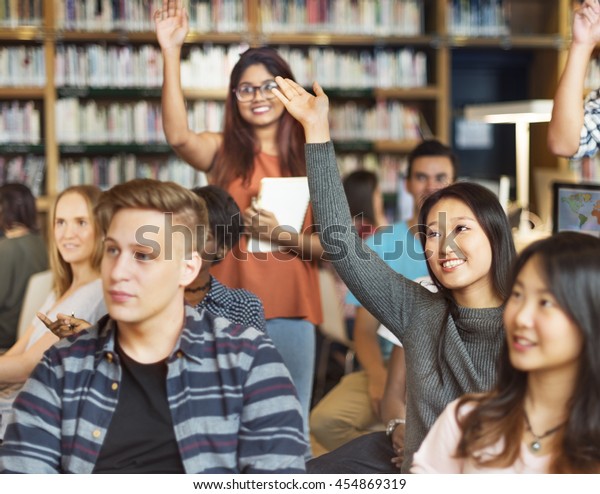 Academic Library College Unity Classmate Union Stock Photo 454869319 ...