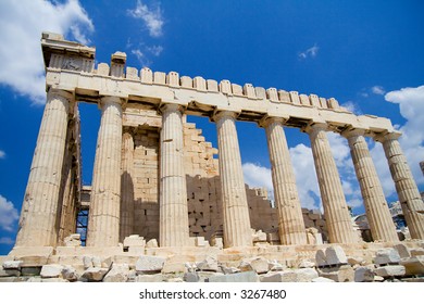Acropolis Athens Side View Stock Photo 3267480 | Shutterstock