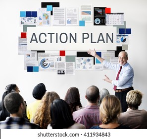Action Plan Process Strategy Vision Concept Stock Photo 411934843 ...
