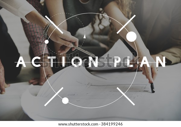 Action Plan Strategy Vision Planning Direction Stock Photo (Edit Now ...