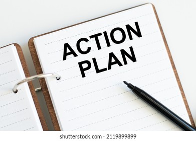 Action Plan Text On Notepad Next Stock Photo 2119899899 | Shutterstock