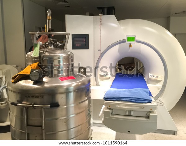 Adding Helium Mri Scanner Stock Photo (Edit Now) 1011590164