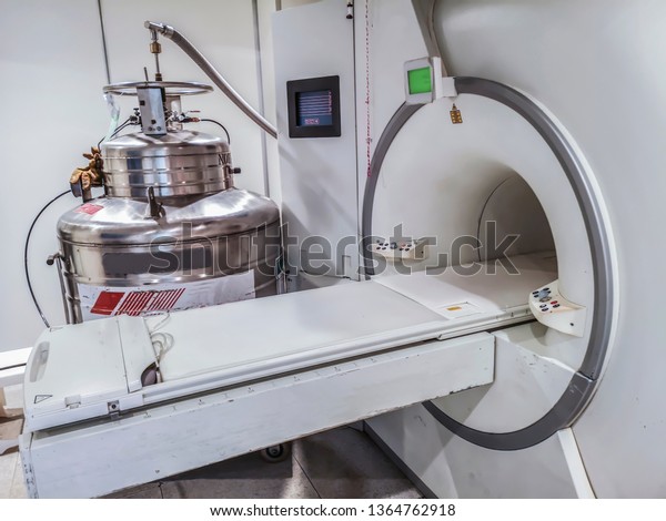Adding Helium Mri Scanner Stock Photo (Edit Now) 1364762918