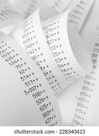 Adding Machine Tape Stock Photo 228340423 | Shutterstock