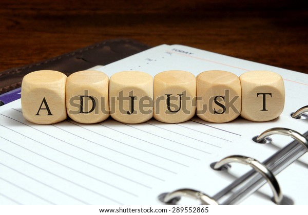 Adjust Word Concept Stock Photo 289552865 | Shutterstock