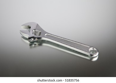 Adjustable Spanner Monkey Spanner Wrench Stock Photo 51835756 ...