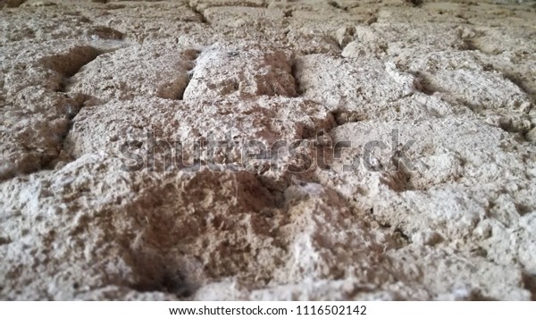 Adobe Brick Wall Old Construction Texture Stock Photo 1116502142 ...