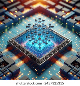 Photonic Integrated Circuit That Has Light AI-generated image ...