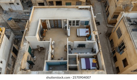 Aerial 34 Angle Shot Rectangular Shaped AI-generated image 2570877315 ...