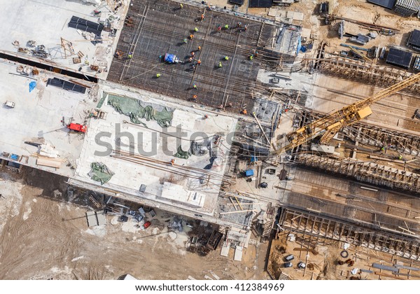 Aerial View Highway Construction Site Poland Stock Photo 412384969 ... Aerial View Highway Construction Site Poland Stock Photo 412384969 ...