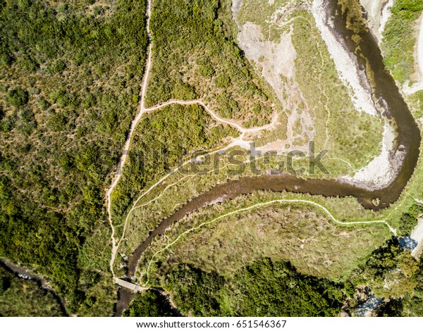 Aerial View Shrubs Stock Photo (Edit Now) 651546367