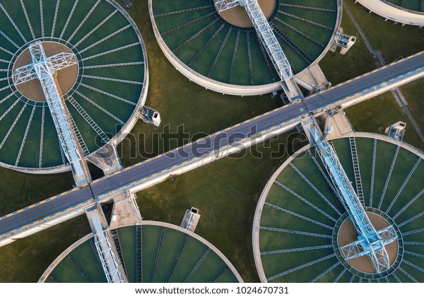 Aerial View Solid Contact Clarifier Tank Stock Photo (Edit Now) 1024670731