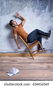 884 Fall down from chair Images, Stock Photos & Vectors | Shutterstock