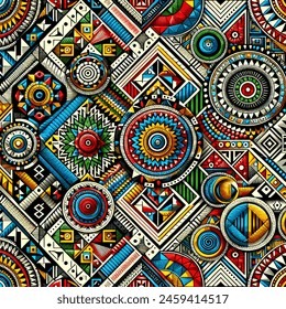 Colorful African Pattern AI-generated image 2477412593 | Shutterstock