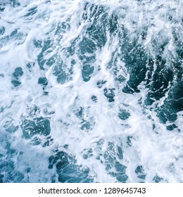 Aggressive Seas Wave Pattern Random Shape Stock Photo 1289645743 ...