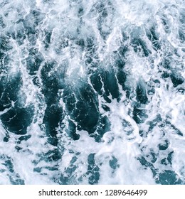 Aggressive Seas Wave Pattern Random Shape Stock Photo 1289646499 ...