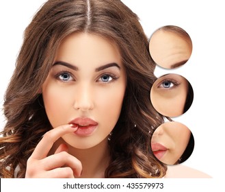 Agingface Skin Problem Stock Photo (Edit Now) 435579973