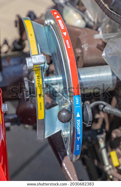 Agriculture Tractor Draft Command Position Lever Stock Photo 2030682383 ...