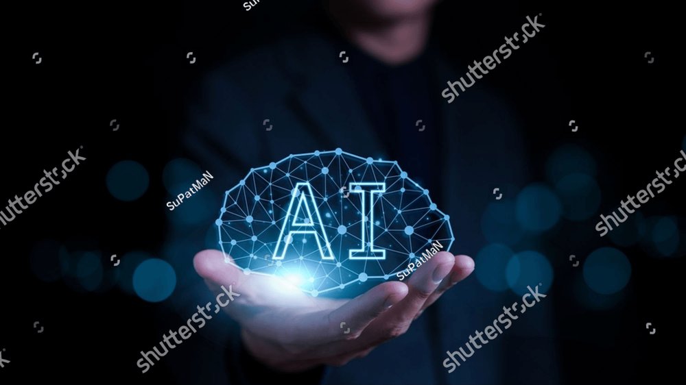 AI, Artificial intelligence concept. Virtual artificial intelligence ...