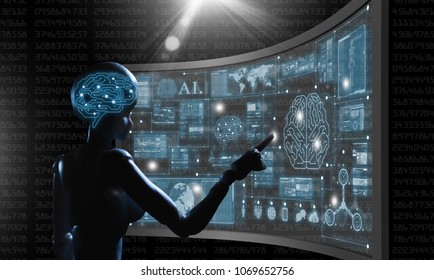 Ai Artificial Intelligence Conceptual Next Generation Stock Photo (Edit ...