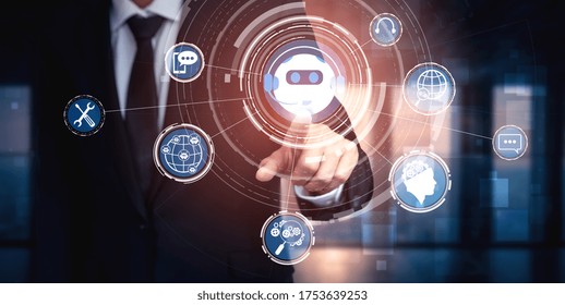 Ai Chatbot Smart Digital Customer Service Stock Photo 1753639253 ...