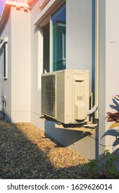 Air Conditioner Exhaust On Balcony Grill Stock Photo 1460626295 ...
