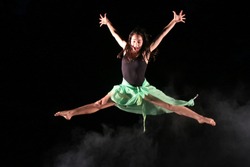 Beautiful modern dancer girl featuring dancer, studio, and dance, an ...