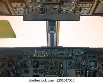 Aircraft Flight Control Switch Panel Inside Stock Photo 2201047055 ...