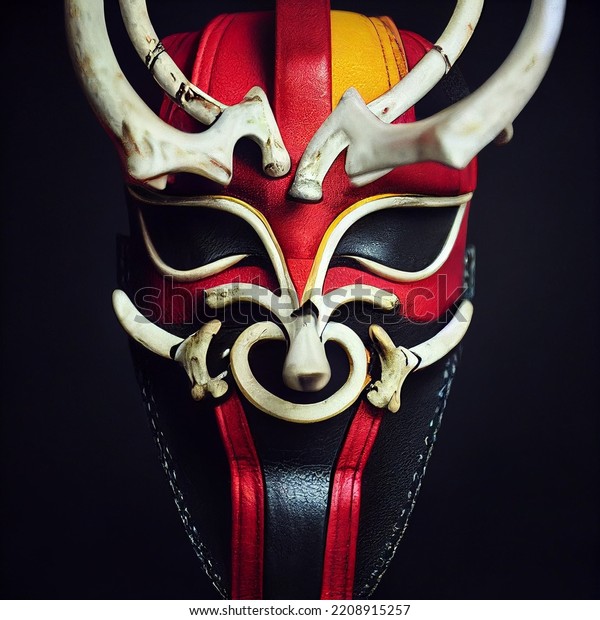 Akuma Devil Samurai Mask Multi Color Stock Photo 2208915257 | Shutterstock