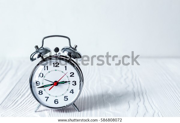 Alarm Clock Empty Locker On White Stock Photo 586808072 | Shutterstock