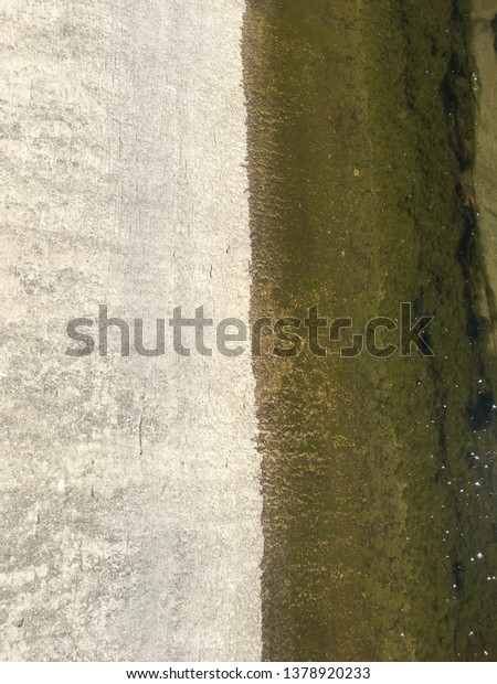 Algae Concrete Stock Photo 1378920233 | Shutterstock