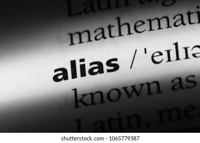 2,334 Alias Stock Photos, Images & Photography | Shutterstock