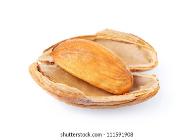 Almonds Shell Isolated On White Background Stock Photo 111591908 ...